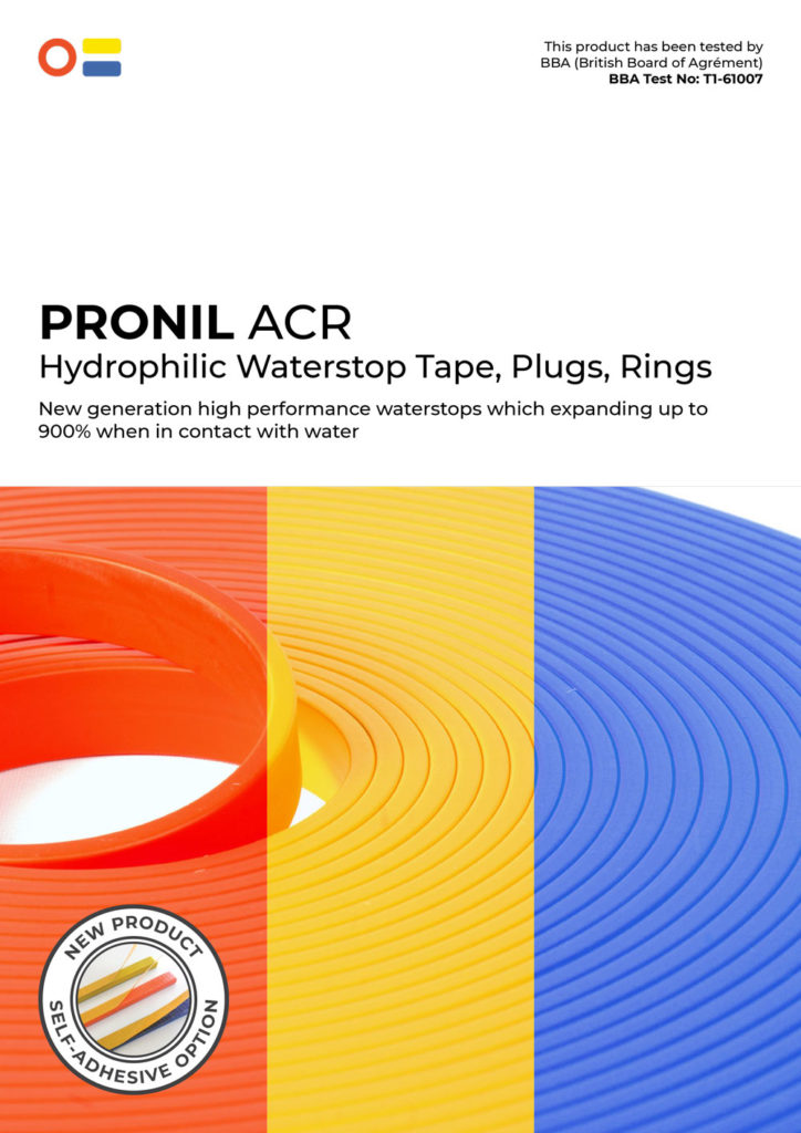 PRONIL-Construction-Chemicals-ACR-brochure-cover | Pronil